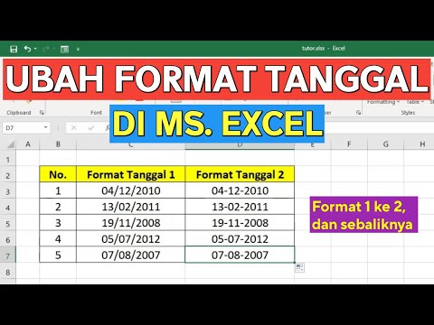 Cara Merubah Format Tanggal di Excel Menjadi dd-mm-yyyy
