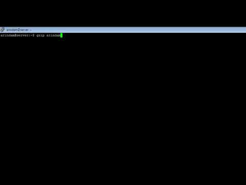 Linux - gzip Command - w3resource