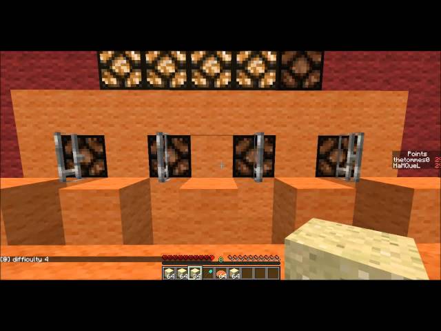 Minecraft Redstone Minigame - Sand Gravity Minecraft Map