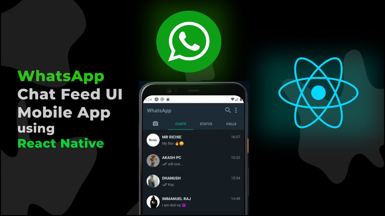 WhatsApp Mobile App Clone Tutorial (Chat Feed) using React Native | Expo