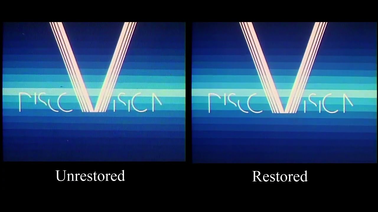 Discovision Logo (Restoration Comparison)