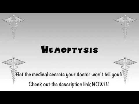 How to Pronounce Hemoptysis