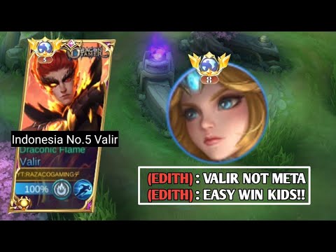 VALIR BEST BUILD EASY COUNTER EDITH SOLO RANKED I VALIR BEST BUILD & EMBLEM 2023