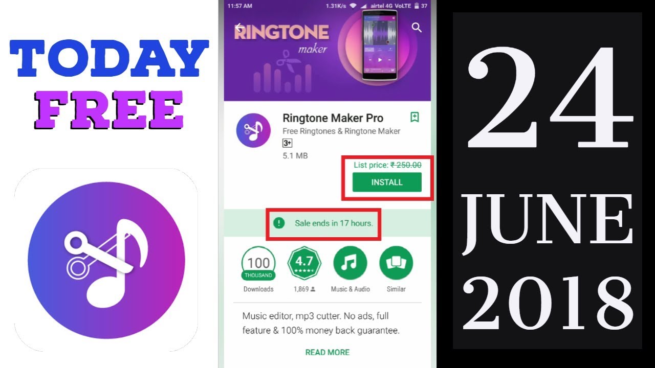 Ringtone Maker Pro (TODAY FREE)