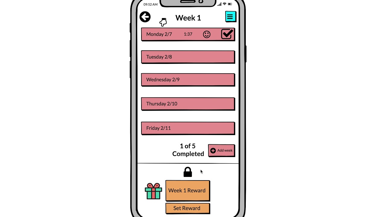 Clickable prototype video