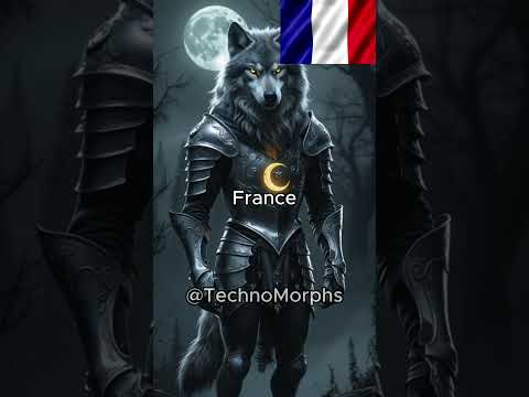 Mythical Warrior Beasts: Countries Reimagined as Powerful Humanoid Creatures!