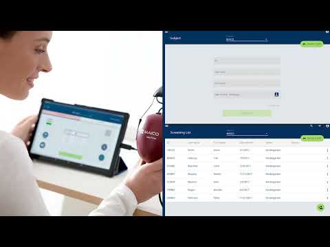 MAICO easyTone Tablet Audiometer – How to Utilize the Start Screen Options For Subject Screenings