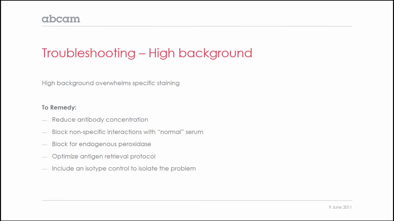 Immunohistochemistry (IHC) troubleshooting