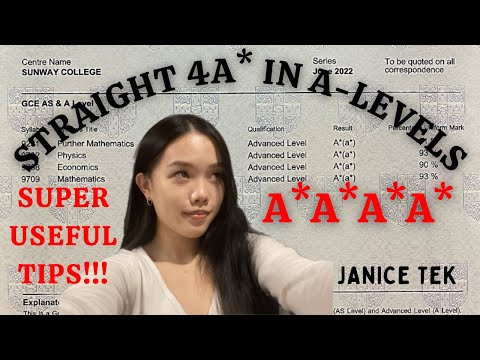 how I got A*A*A*A* in ALEVELS 📈| tips I wish I knew earlier