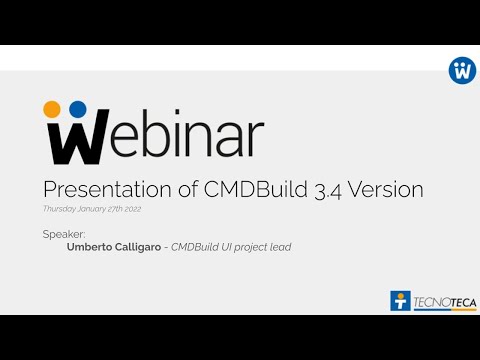 Webinar: Presentation of CMDBuild 3.4 version
