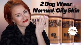NEW MAKEUP FOREVER HD SKIN FOUNDATION REVIEW + 2 DAY WEAR | Steff's Beauty Stash