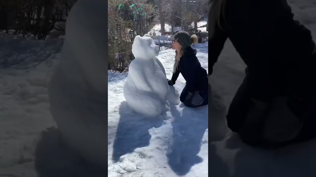 Let’s build a snow bear!