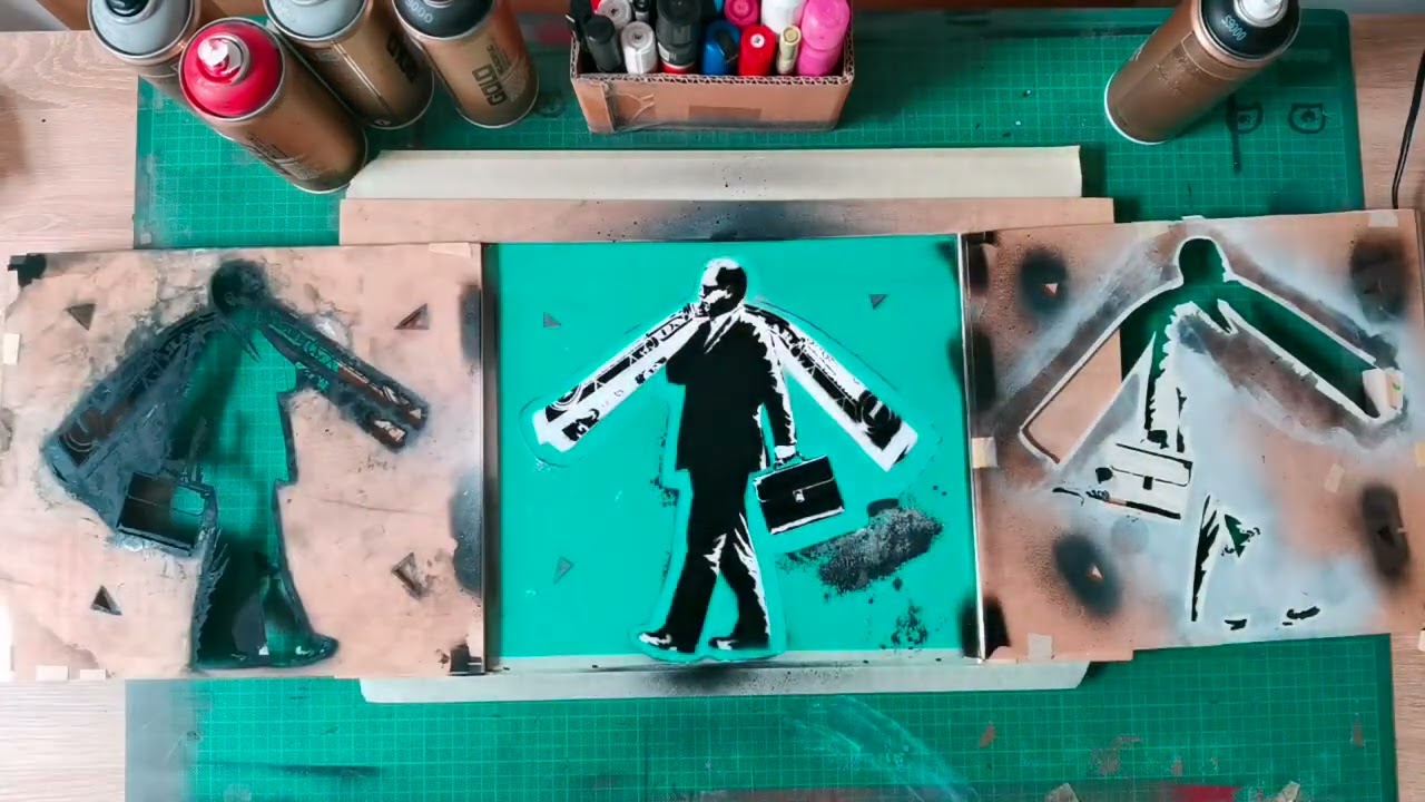 Quick Folding Stencil - Another Day Another Dollar
