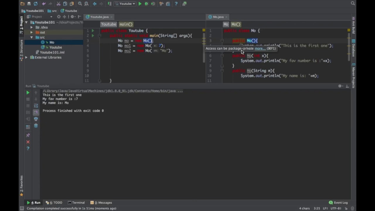 Java Programming Tutorials - 28 - Multiple Constructors
