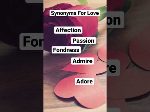 Synonyms/Similar Meaning For Love #synonyms #vocabulary #shortsyoutube #sumerasuntoldstories