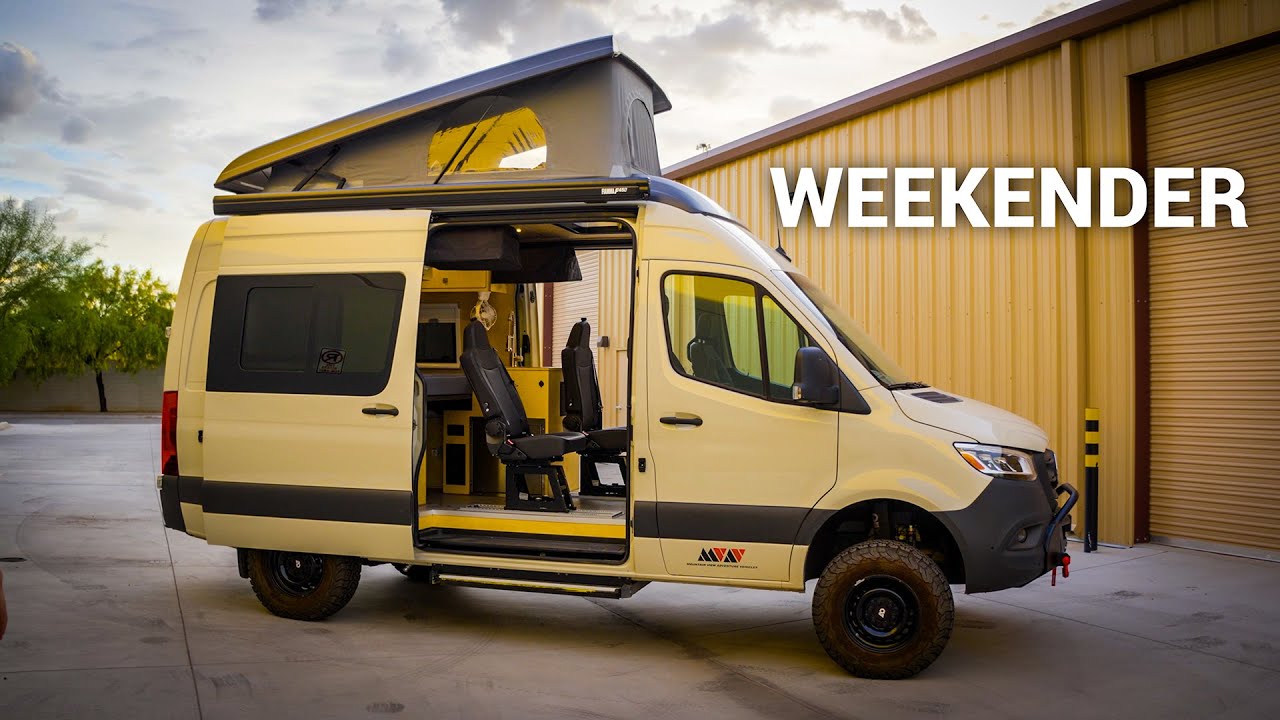 The "Weekender" Off-Road Camper Van Features Dual Sliding Doors and a ...