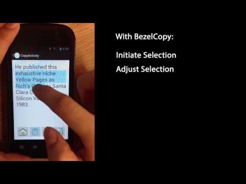BezelCopy: An Efficient Cross-Application Copy-Paste Technique for Touchscreen Smartphones