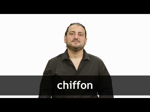 How to pronounce CHIFFON in French