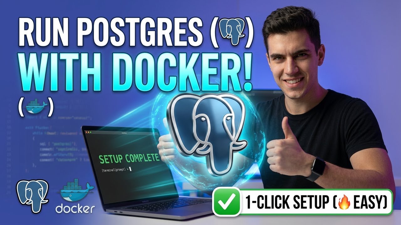 PostgreSQL Docker Container Setup (Full Tutorial for Beginners)