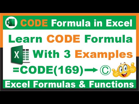 #198-How to use CODE Function in Excel with 3 Examples