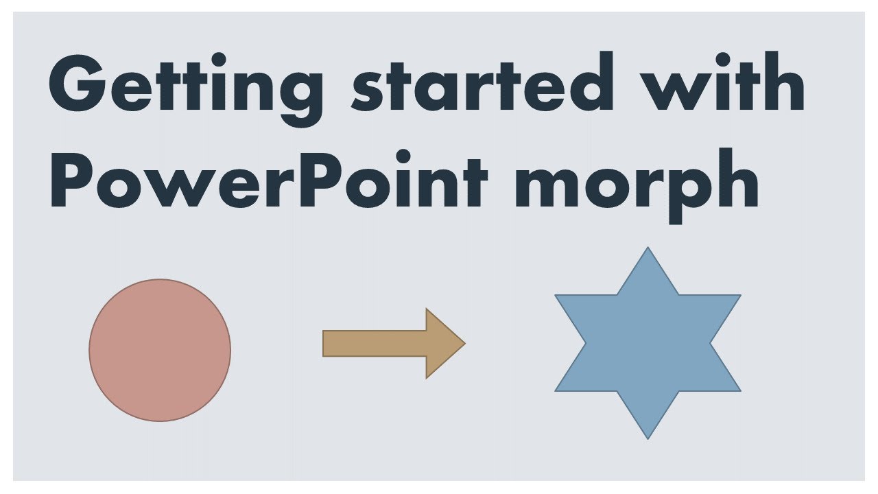 Getting Started with PowerPoint Morph
