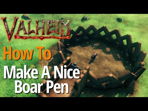 How To Make A Nice Boar Pen - Valheim