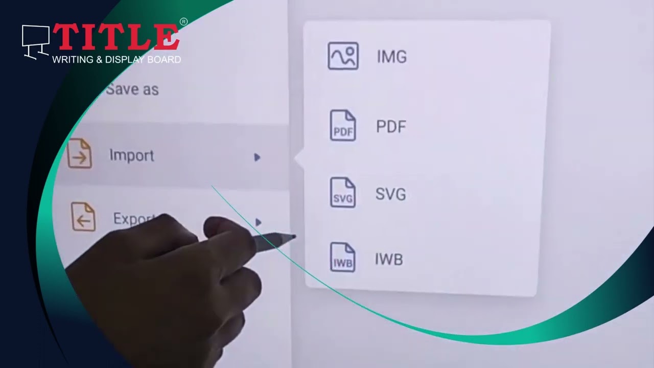 Importing a PDF 📕in Interactive Flat Panel