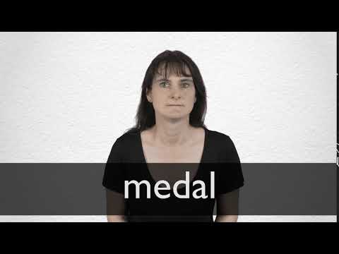 How to pronounce MEDAL in British English