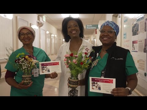 Sutter’s ABSMC Team Brings Flowers to Black Mothers & Birthing People