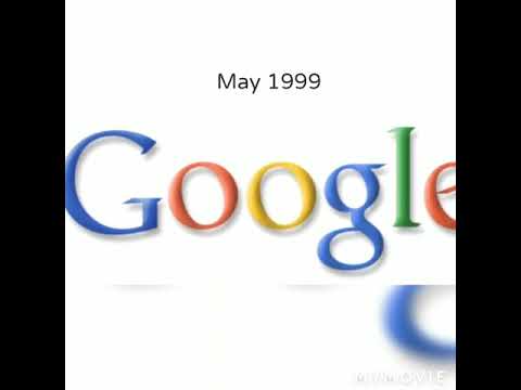 Evolution of Google Logos 1998 - 2021
