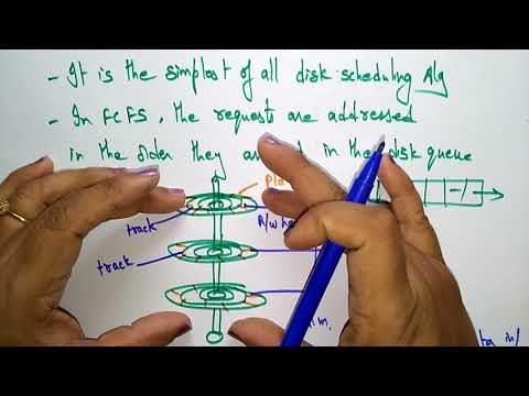 Learn FCFS disk scheduling Algorithm | Example | OS | Lec 71 | Bhanu Priya - Mind Luster
