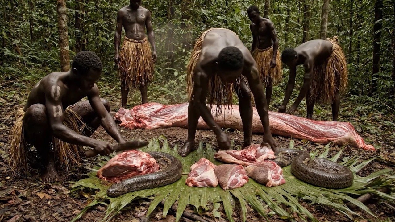 Incredible Hunt in the Amazon | Biggest Anaconda Ever Caught By Tribe
