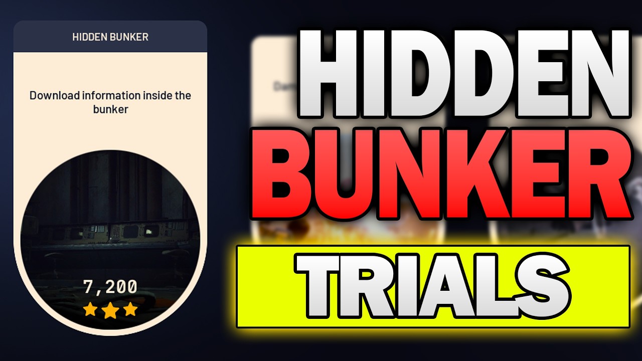 How to get 3 stars on Download information inside the bunker Trial in ARC Raiders