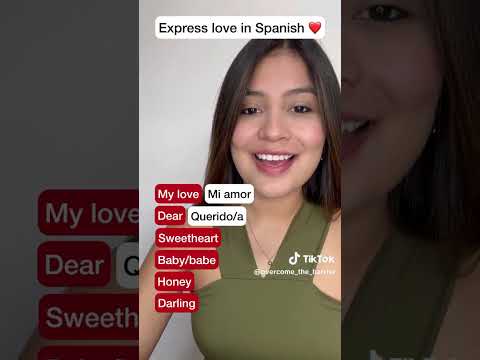 Express love in #spanish ☺️
