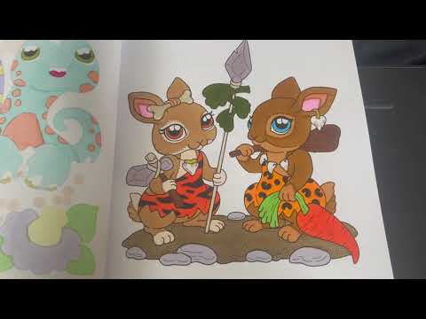 February Completed Colouring Pages 2023