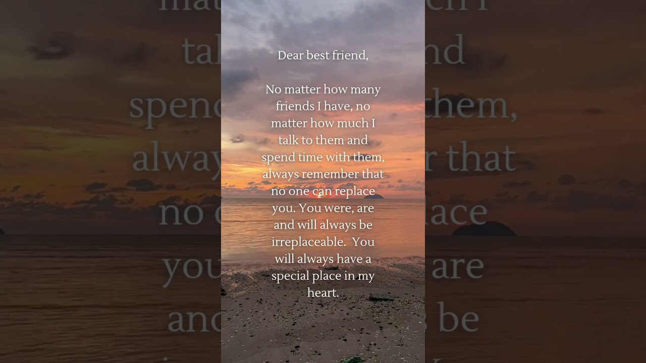 Dear best friend. No matter how many friends I have.. #shorts #friends #tagyourfriends #friendship