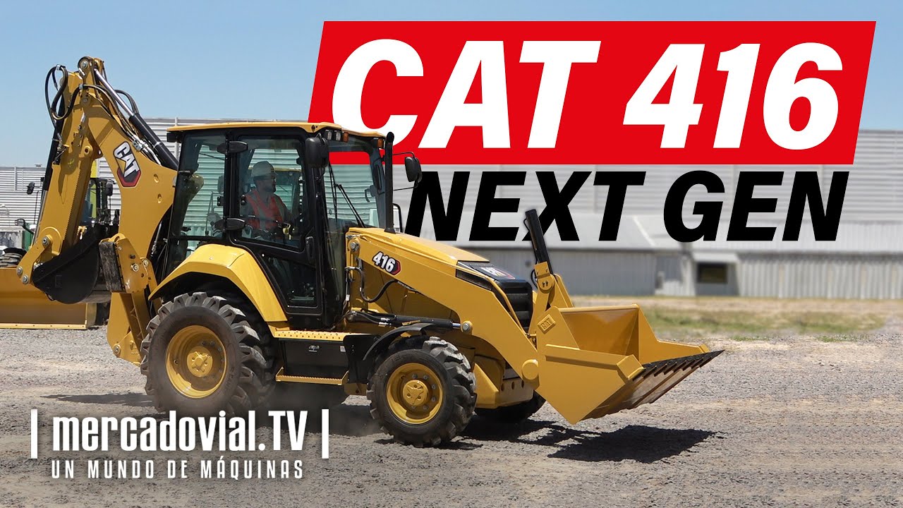 NEW Caterpillar 416 Next Gen Backhoe Loaders | Finning Argentina | Mercado Vial TV