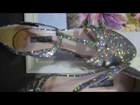 SJP by Sarah Jessica Parker Meteor Glitter T-Strap Flats