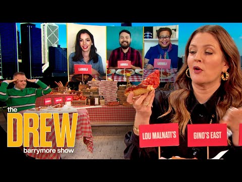 Drew and Ross Mathews Declare Who Has the Best Chicago Deep Dish Pizza | Battle of the Bites