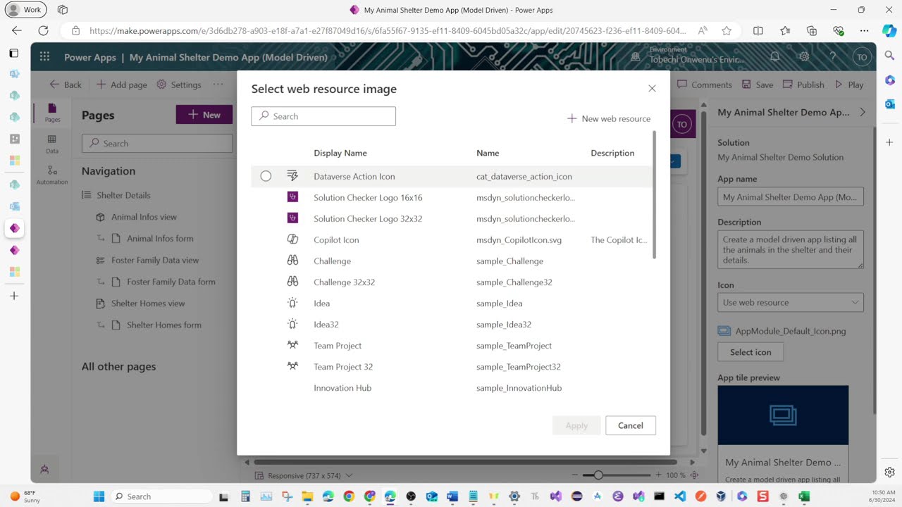 7. Enhancing the Microsoft Model-Driven Apps with SVG Icons and Logos: Optional Challenge 2