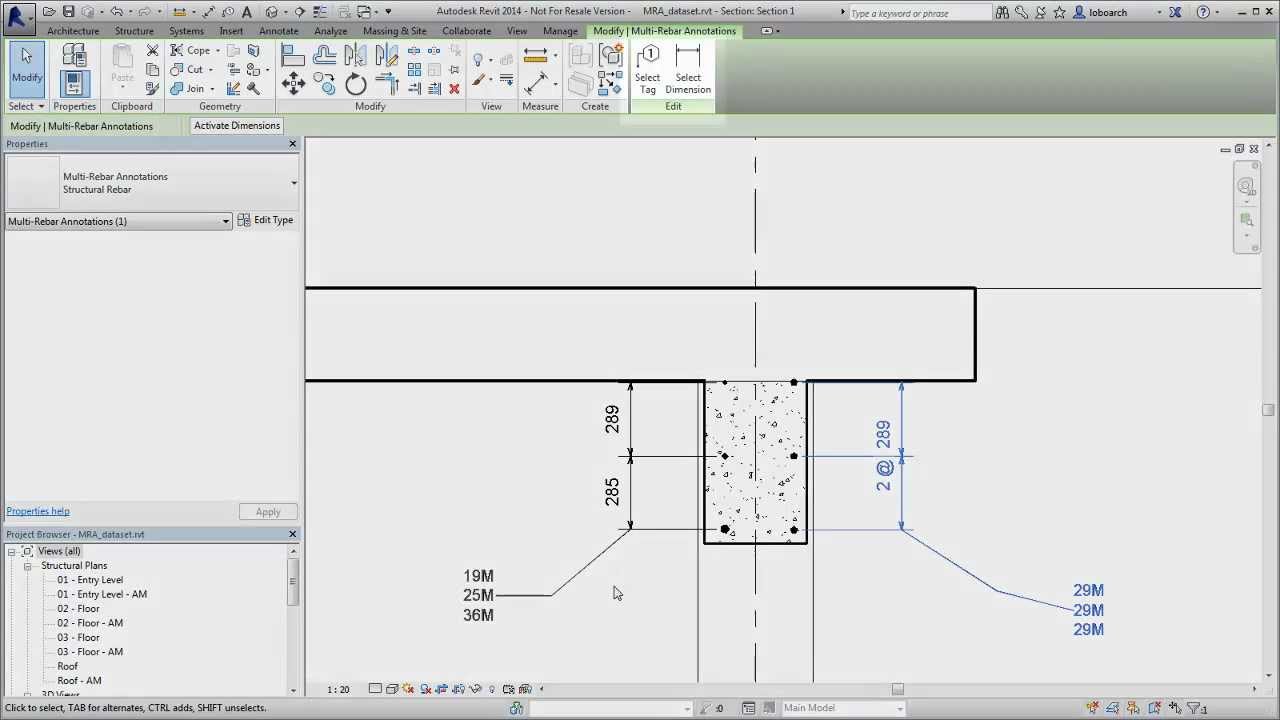 Autodesk Revit: Multi-Rebar Annotation