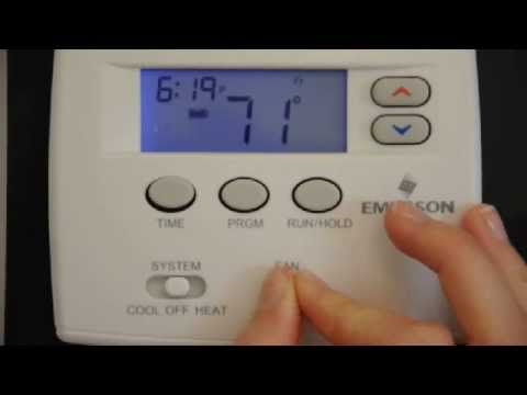 Initial Thermostat Setup