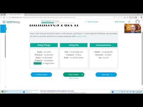 How to Learn Spanish Infinitives part II