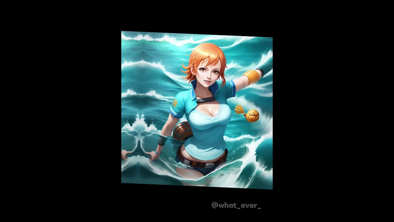 Nami dear....😍🤤, One piece AI generated images #shorts #viral shorts.