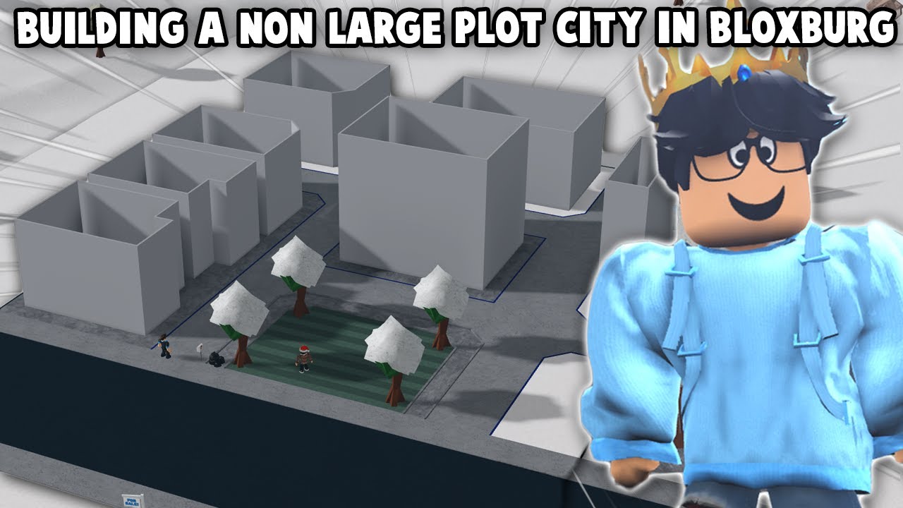STARTING my NEW BLOXBURG CITY with NO LARGE PLOT GAMEPASS...