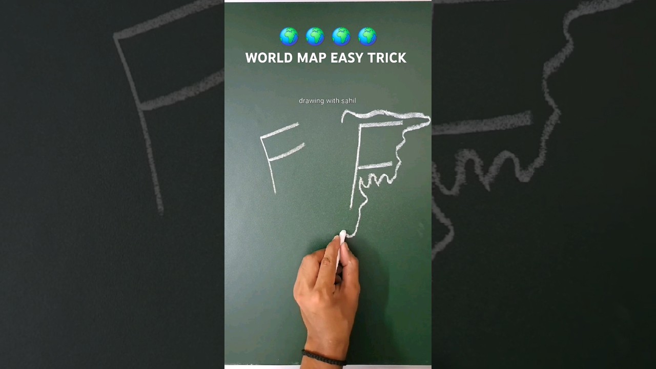 world map | world map drawing 🌍🇮🇳 #world #map #manchitra #worldmap
