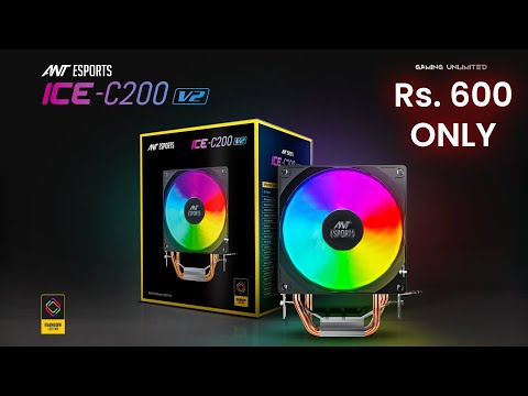 ANT ESPORTS ICE 200 | Best Budget CPU Cooler? Let's Find Out 🔥