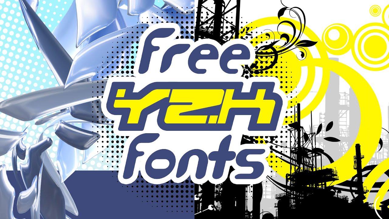 Best Free Fonts for Y2K Aesthetic 10: Metalheart vs Vectorheart [Illustrator, Photoshop]