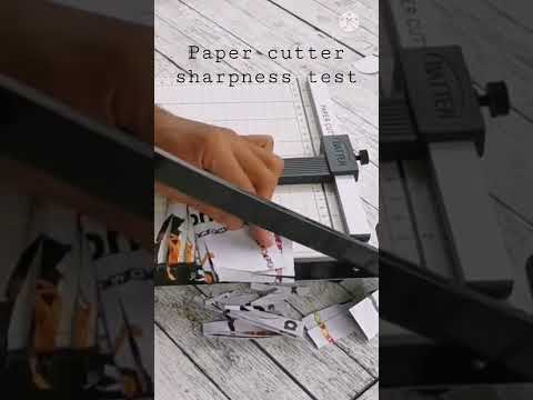 paper cutter sharpness test | A4 Paper Card Document Steel Cutter Trimmer