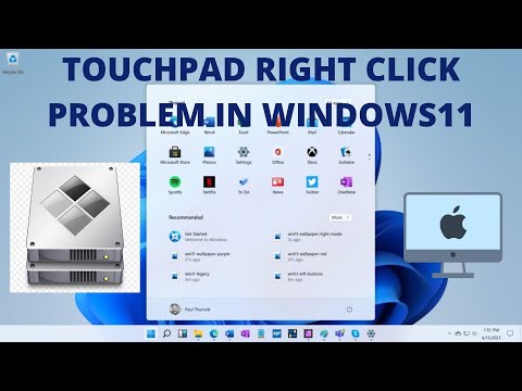 APPLE RIGHT CLICK PROBLEM SOLVED BOOTCAMP MAC BOOK IMAC windows 11 windows 10